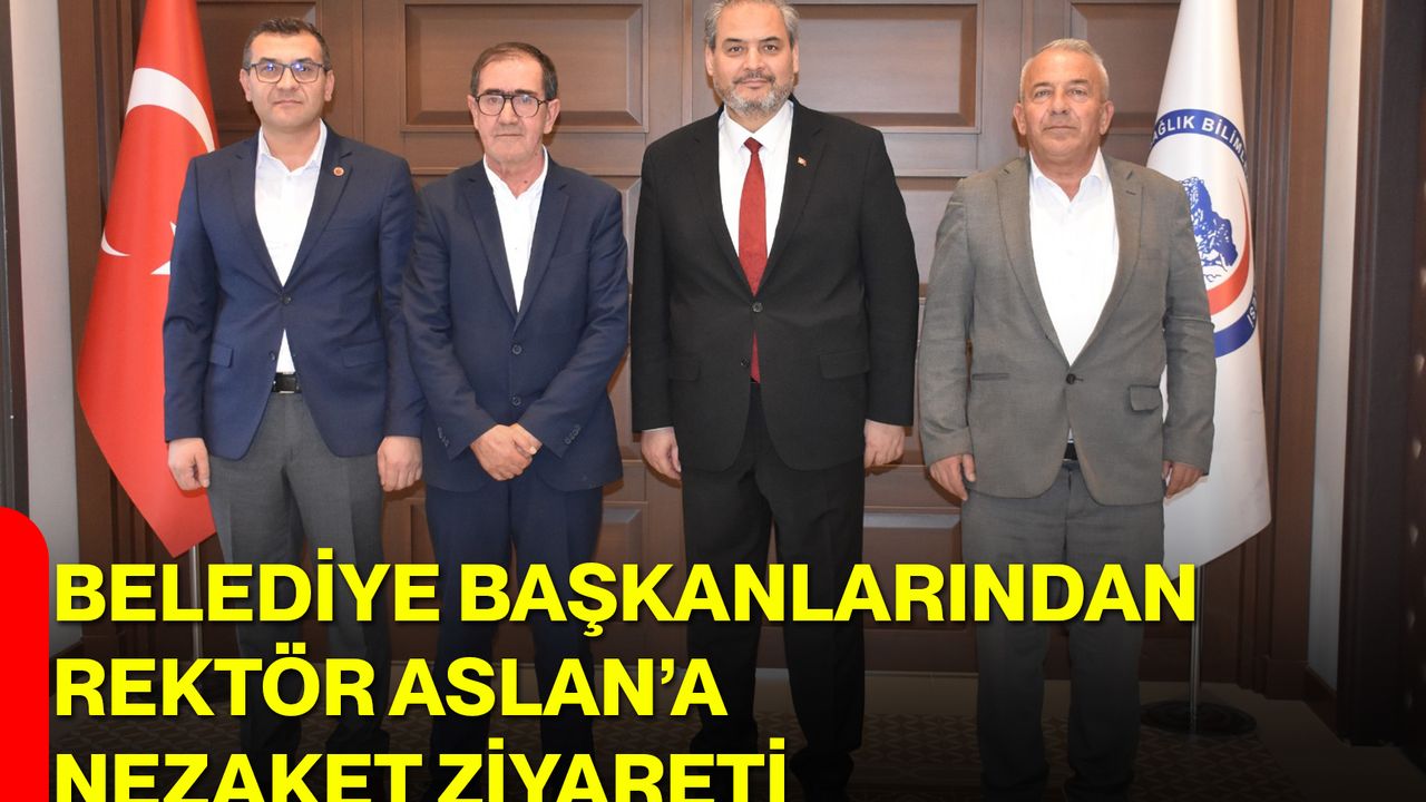 Belediye Başkanlarından Rektör Aslan’a Nezaket Ziyareti - Afyon Haber ...